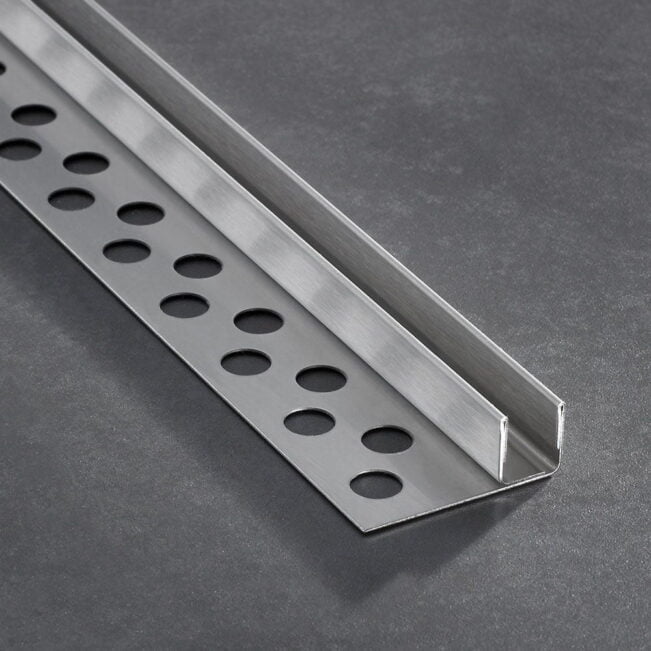 Prochannel glasdragerprofiel 15 mm RVS 148 cm - Qpro